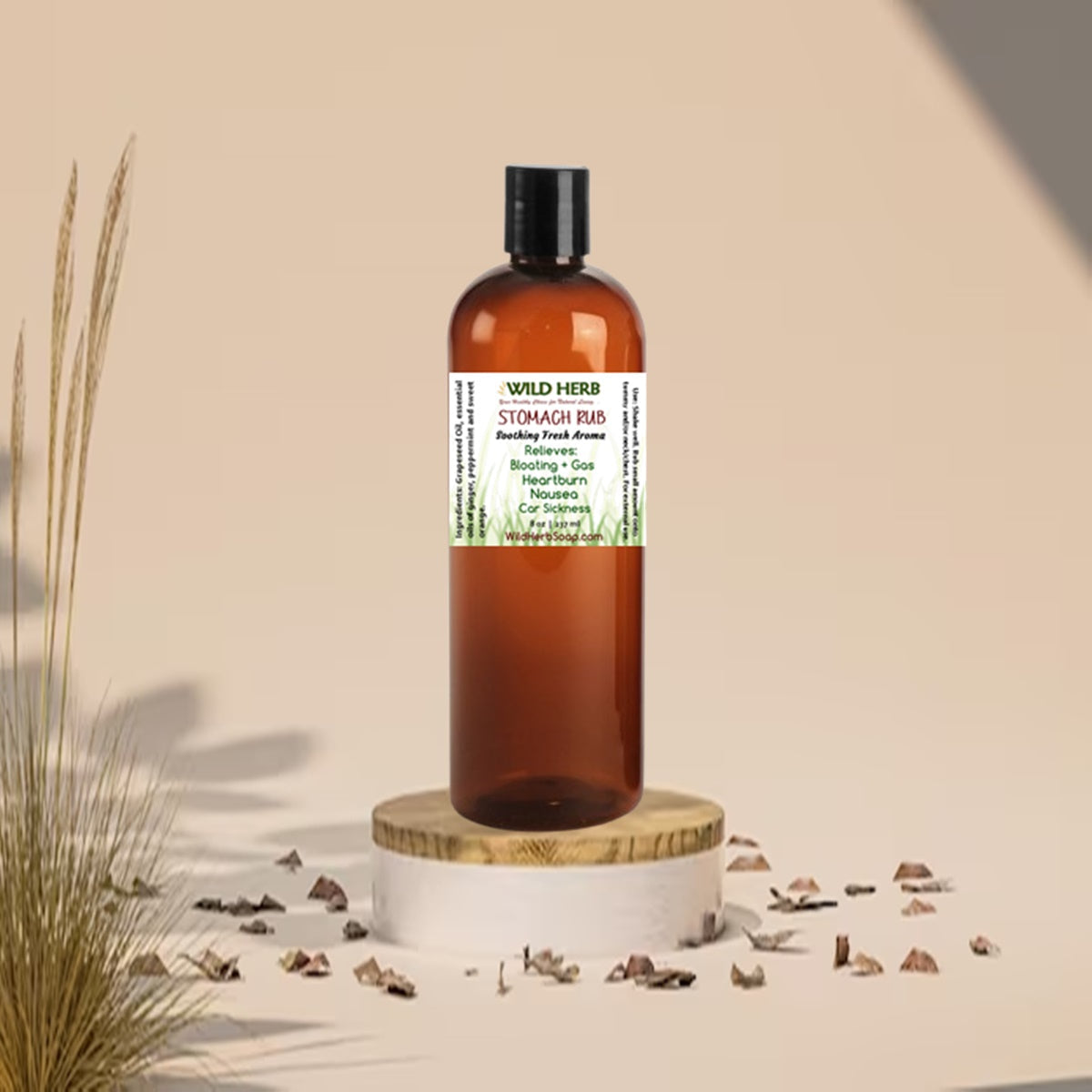 Stomach Relief Rub | Wild Herb Recipe – Wild Herb Soap Co.