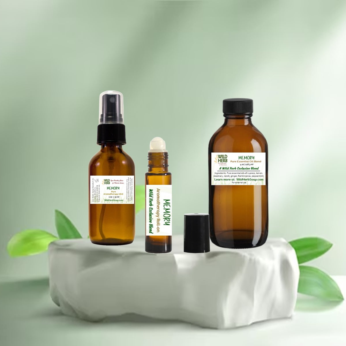 Memory Essential Oil Blend – Focus & Clarity | Wild Herb Soap Co.